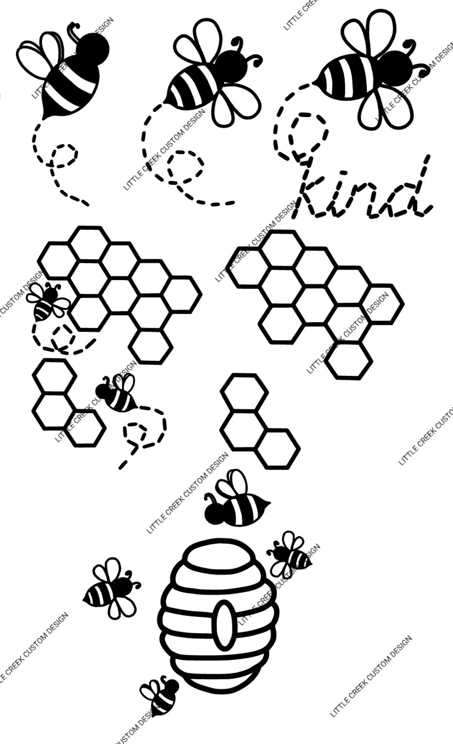 Bee SVG PNG, Honeycomb Svg Png, Spring Svg Png, Summer Svg Png, Bee ...