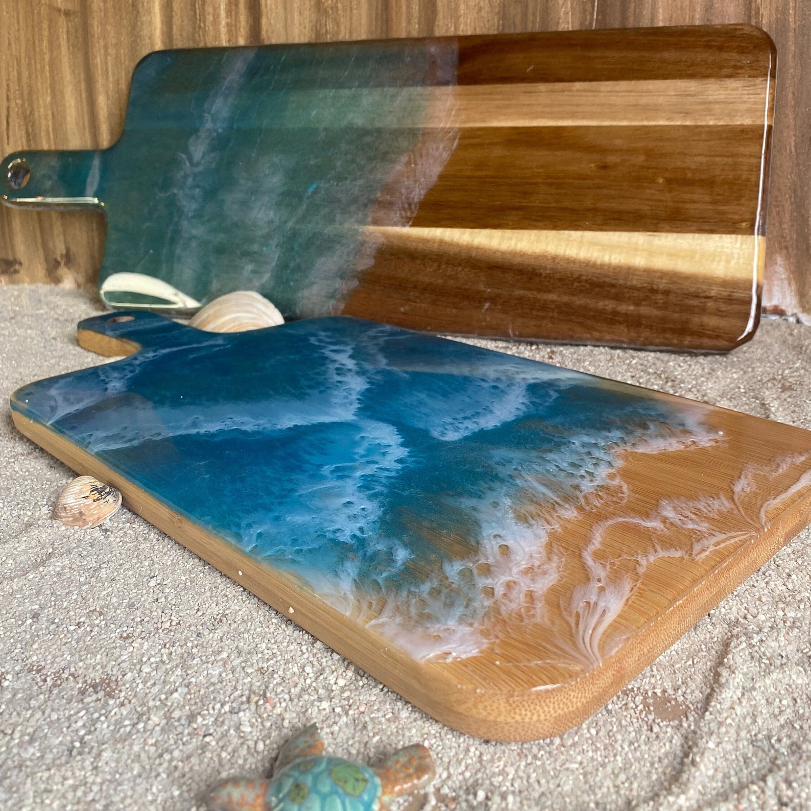 Ocean Charcuterie Board, Charcuterie Board, Resin Board, Ocean Board ...