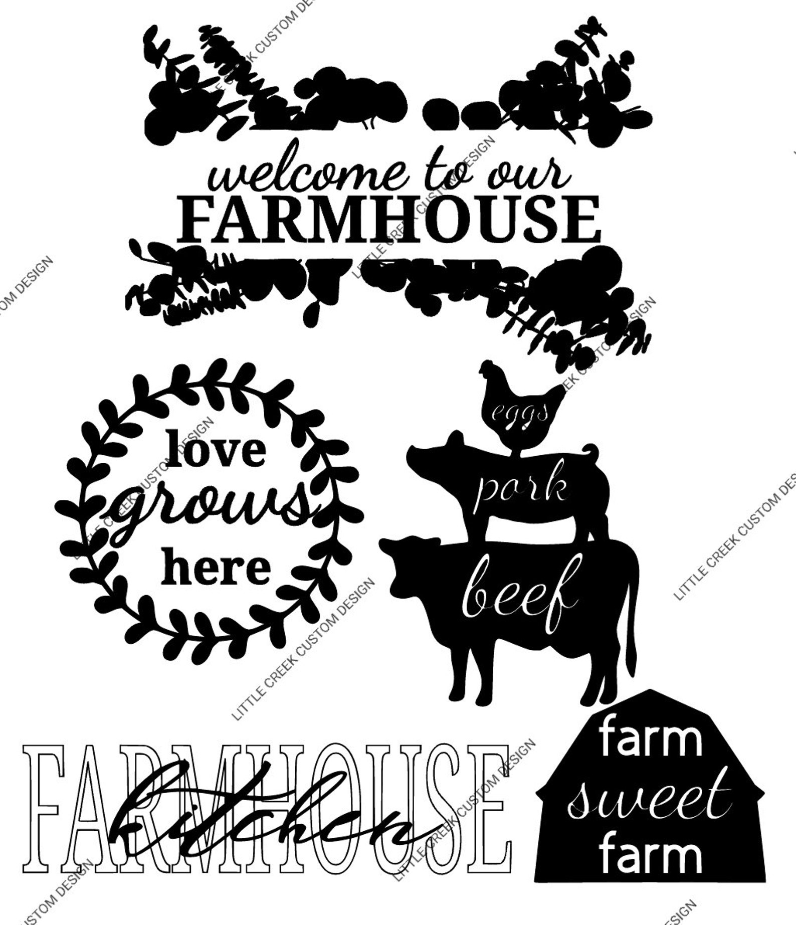 Farmhouse Sign Svg Png, Farm Svg Png, Ranch Svg Png, Sign Svg Png ...