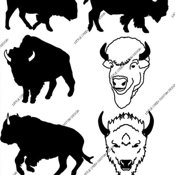 Buffalo Svg - Etsy