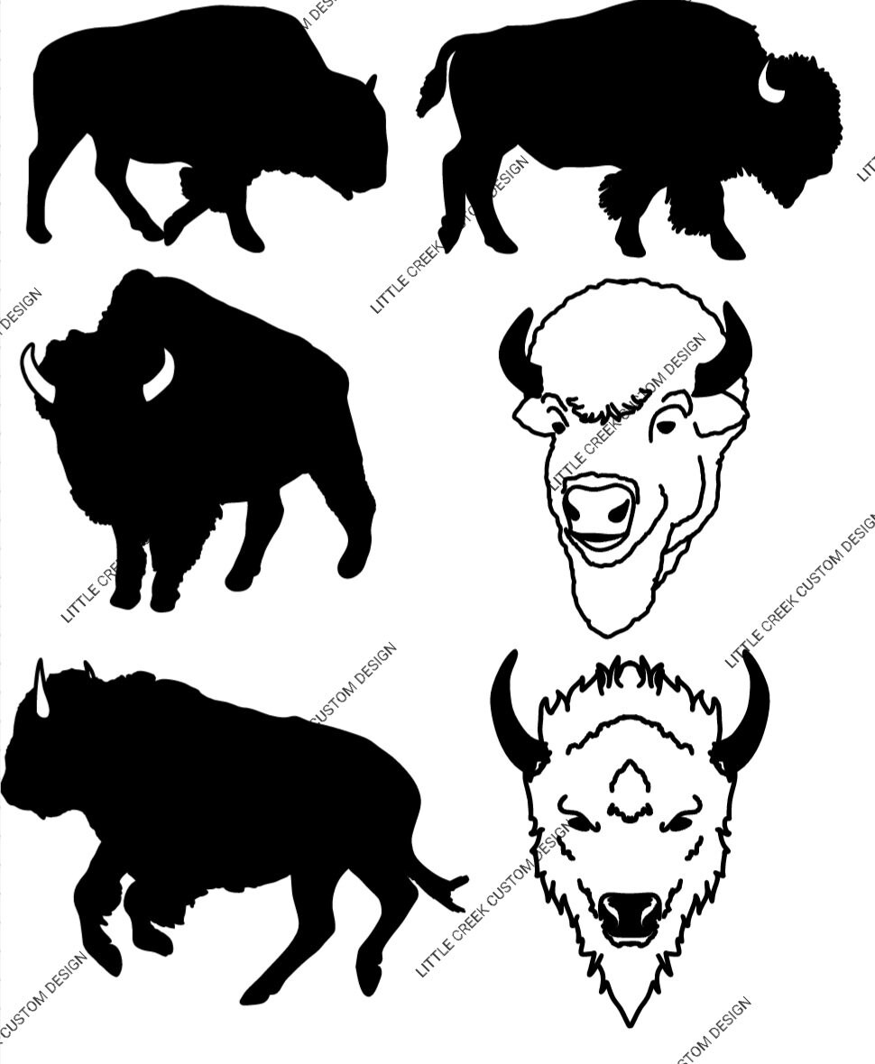 Bison SVG PNG, Buffalo Svg Png, Wildlife Svg Png, Silhouette Svg Png ...