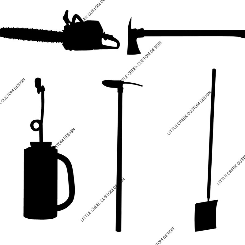 Firemen in Forest Svg - Etsy