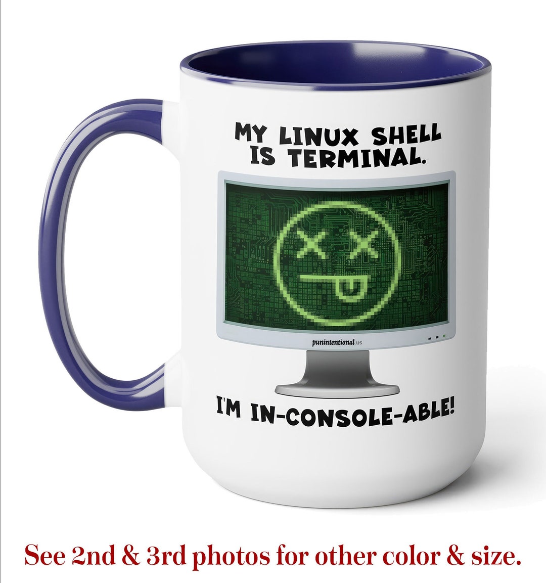 My Linux Shell is Terminal. I'm In-console-able! - Funny Coffee Mug ...