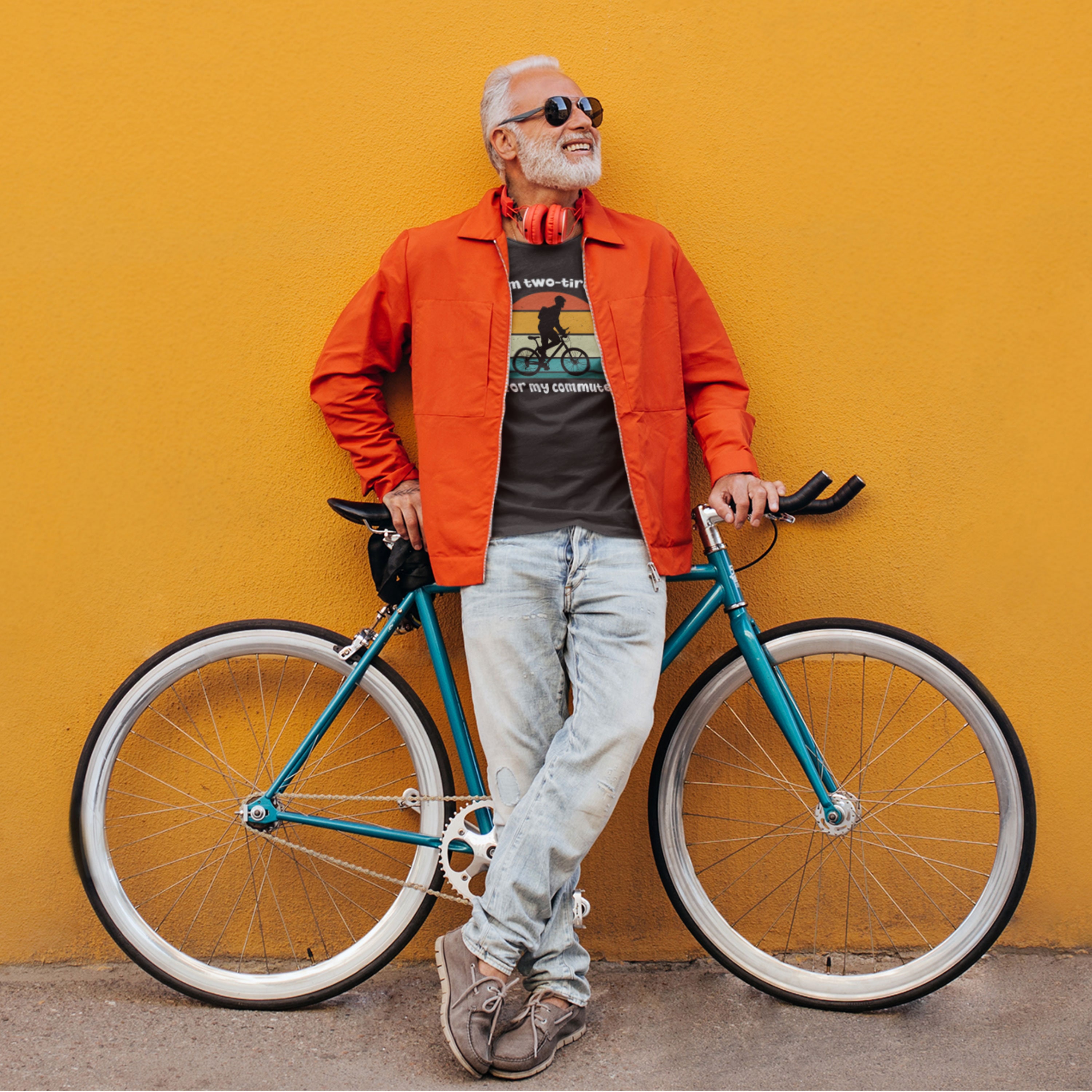 I'm Two-tired for My Commute - Funny Bike Commuter Shirt for Pun Lovers ...