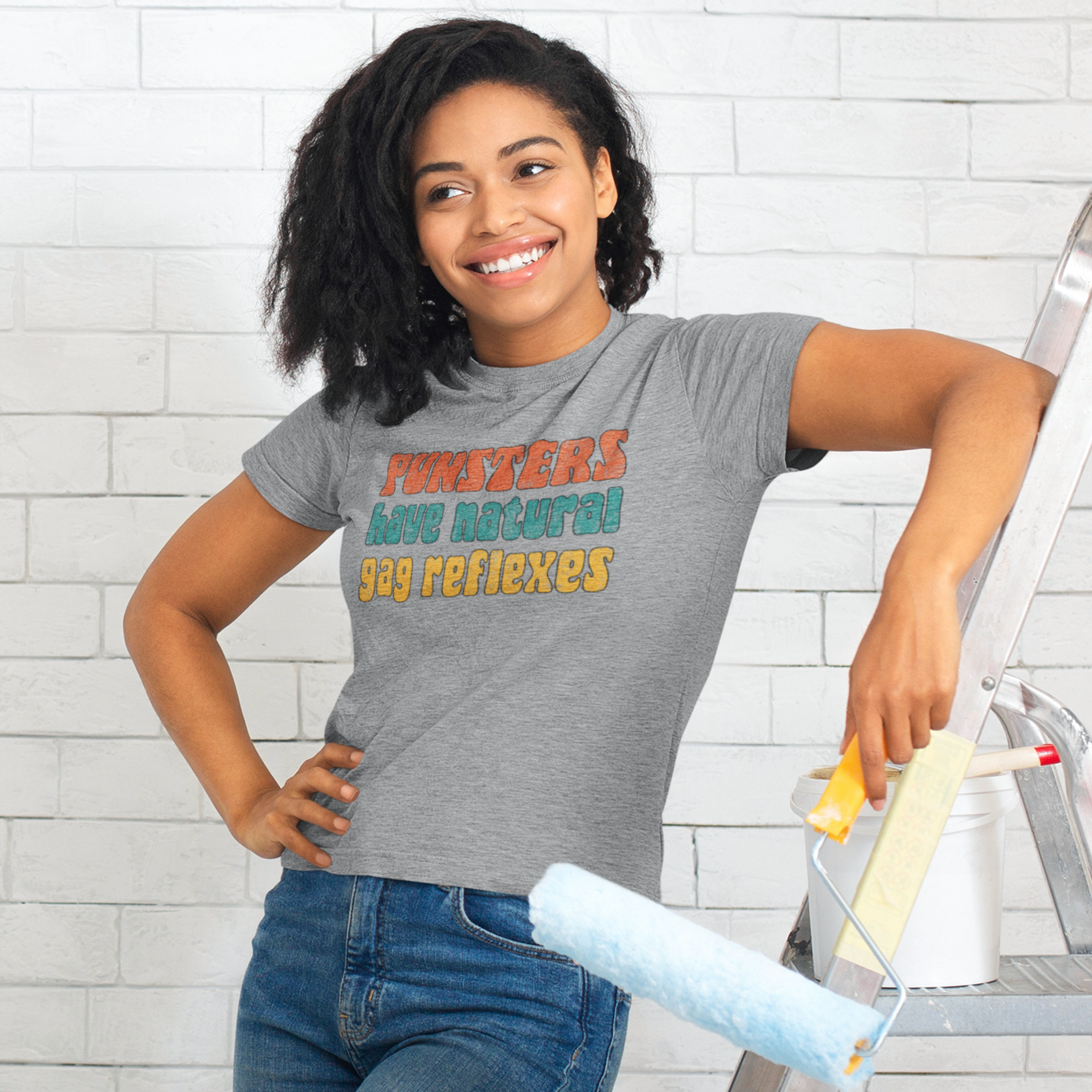 Punsters Have Natural Gag Reflexes: Pun & Dad Joke Lover Shirt, a Great ...