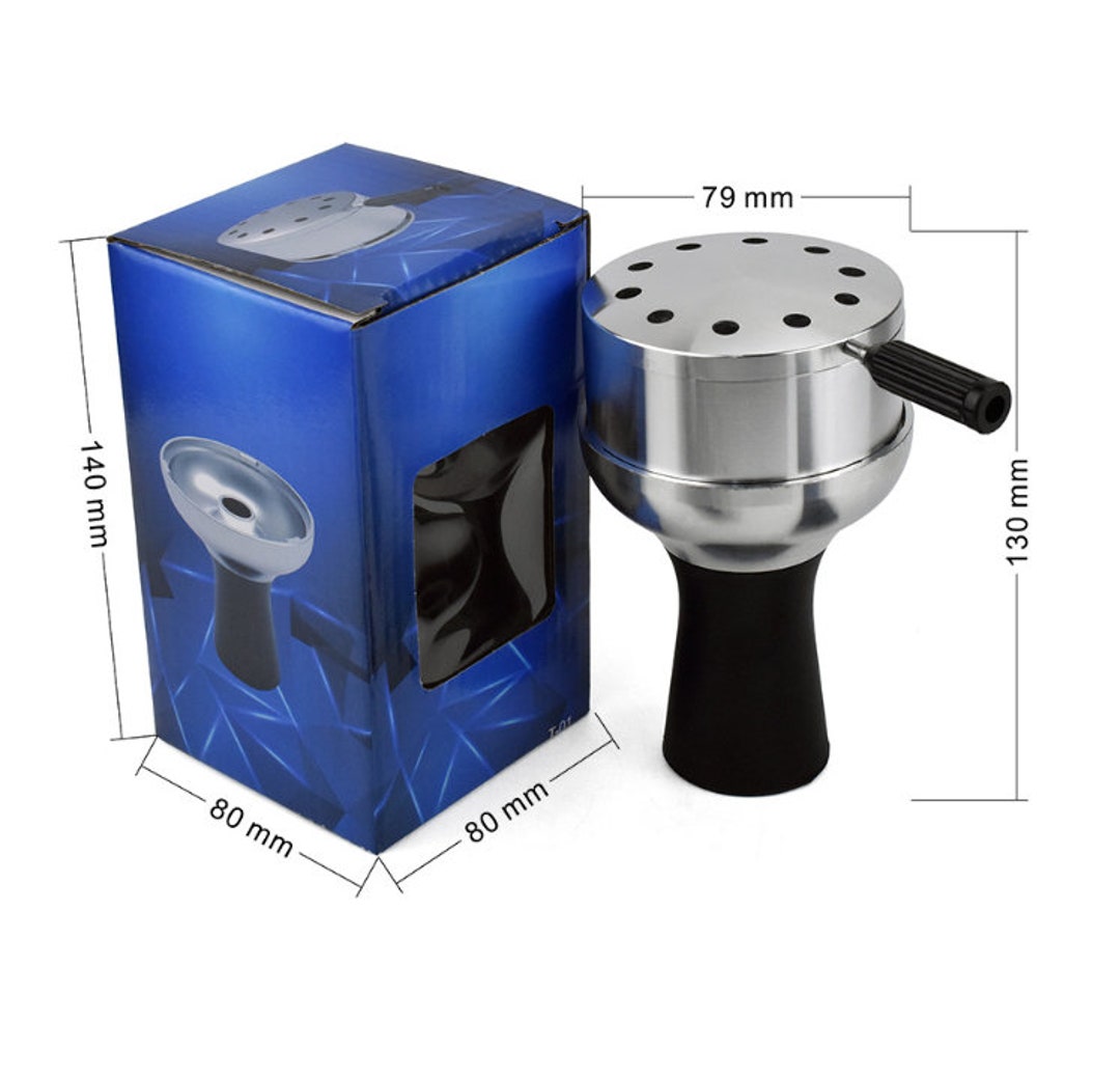 Hookah Charcoal Basket Shisha Aluminum Head and Silicone Body - Etsy