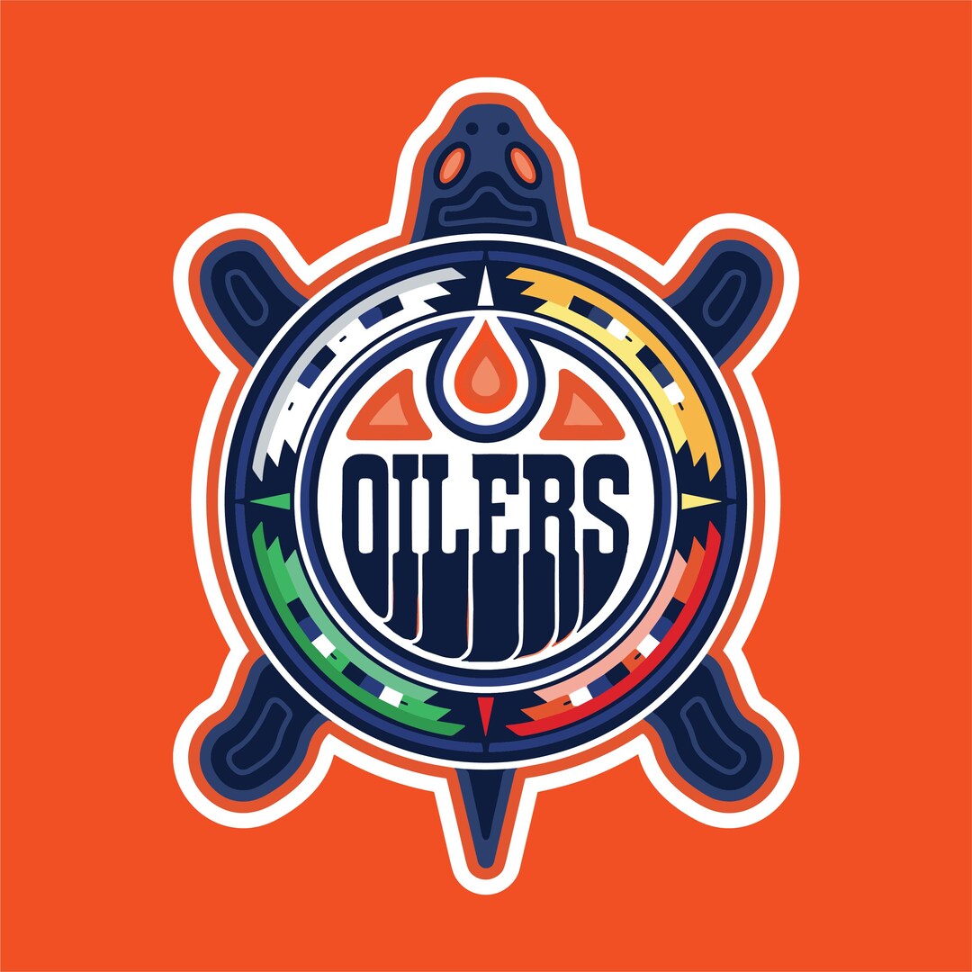 Oilers Turtle Island Logo SVG | Oilers SVG | Turtle Island SVG | Hockey ...