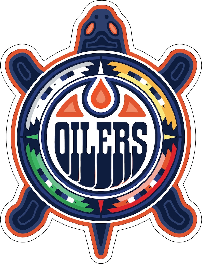 Oilers Turtle Island Logo SVG | Oilers SVG | Turtle Island SVG | Hockey ...