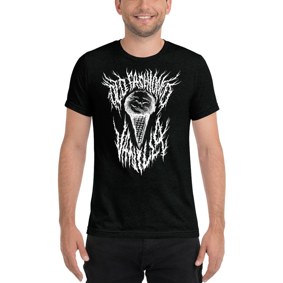 Old Fashioned Vanilla Death Metal White Logo - Etsy