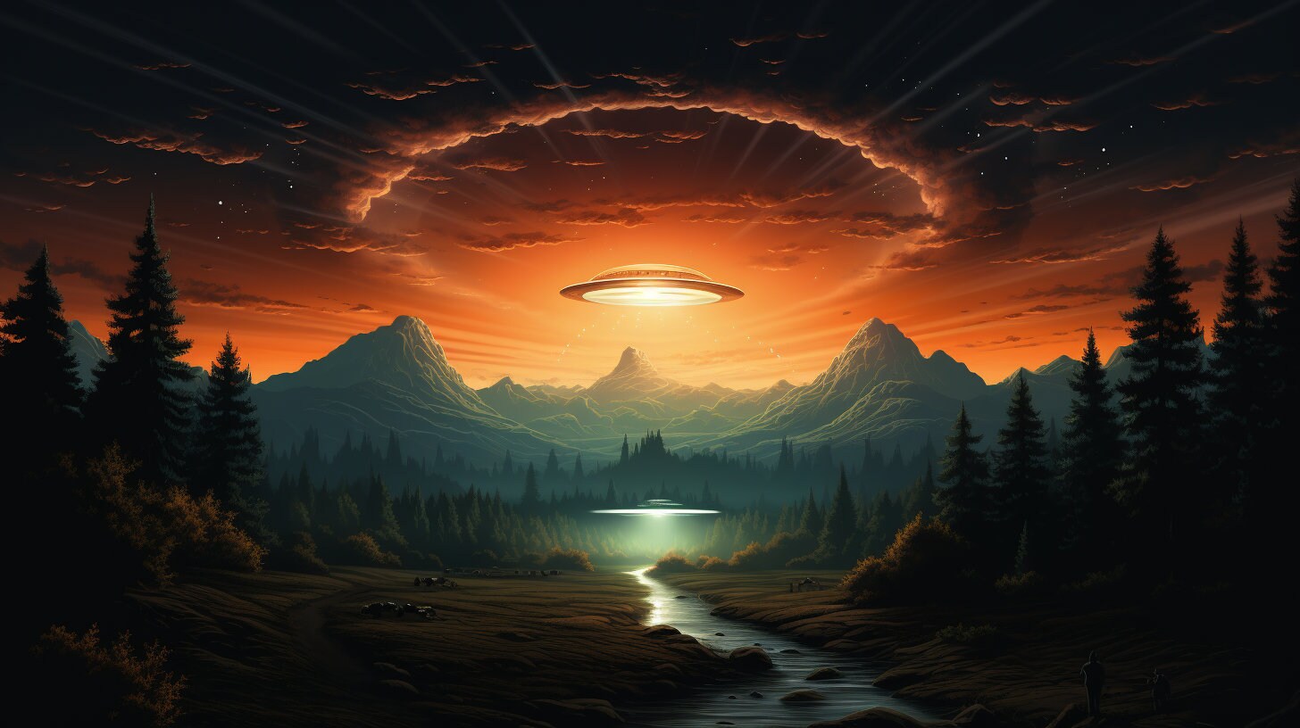 UFO Sky Parting - Etsy