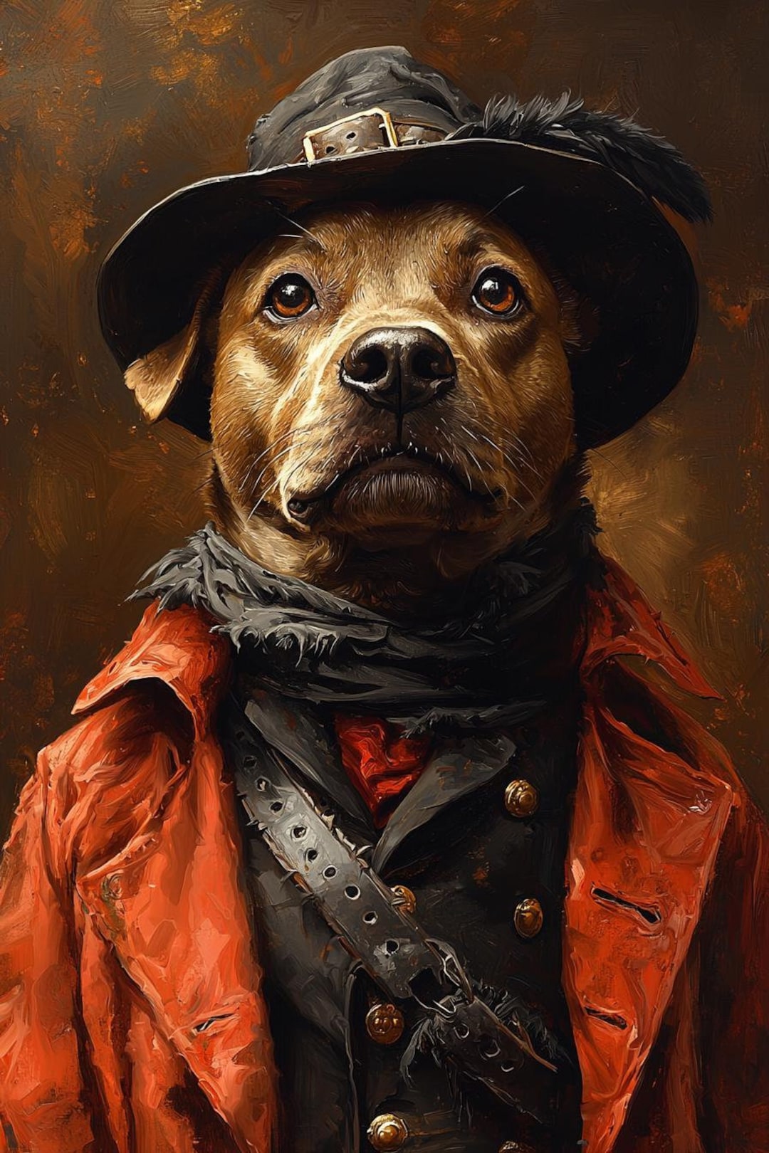 Regal Canine General Historical Dog Portrait Art Print - Etsy