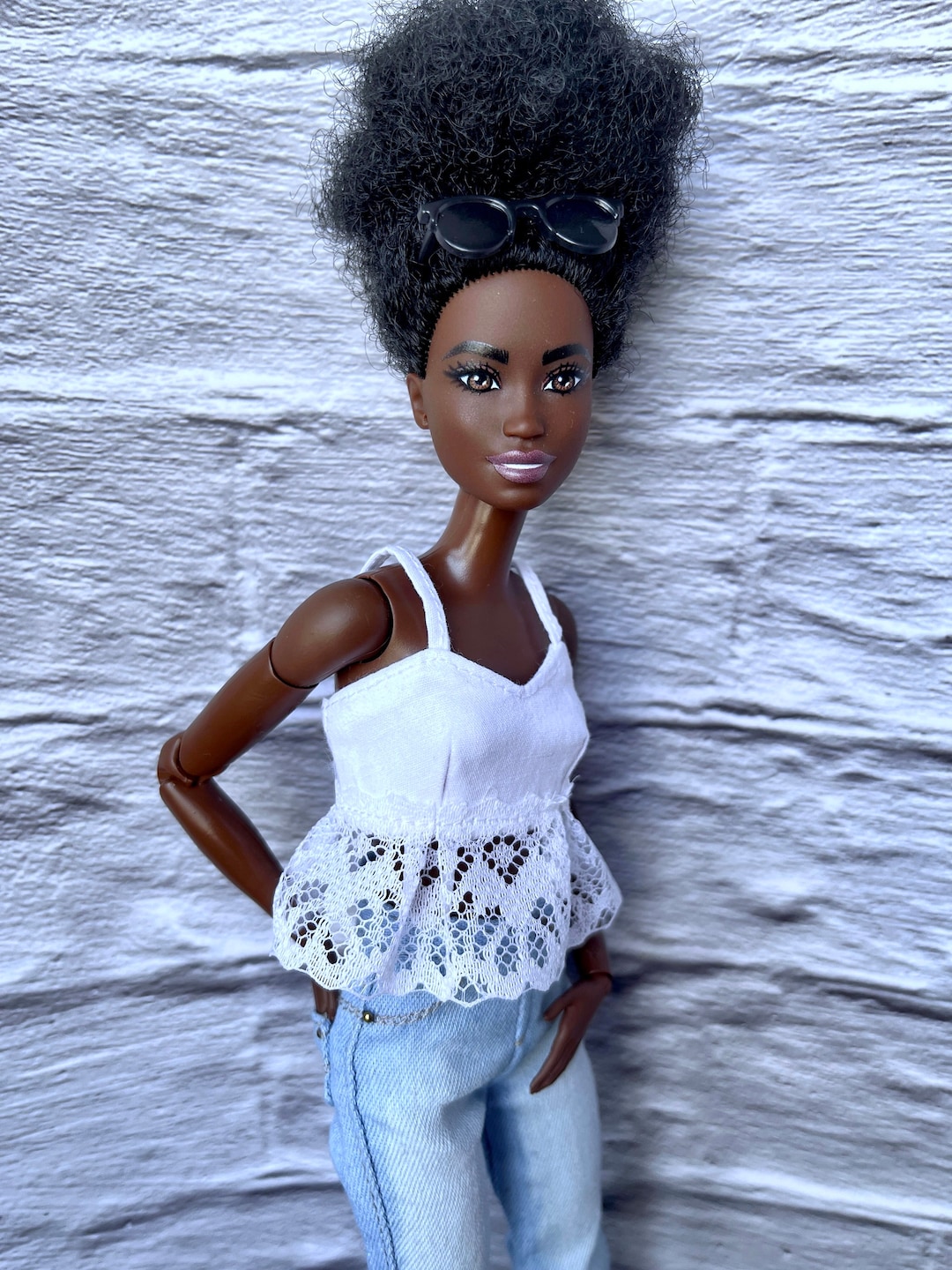 Doll Crop Top, 1/6 Scale Fashion Clothes, Doll Lace Top, 11.5 Inch Doll ...