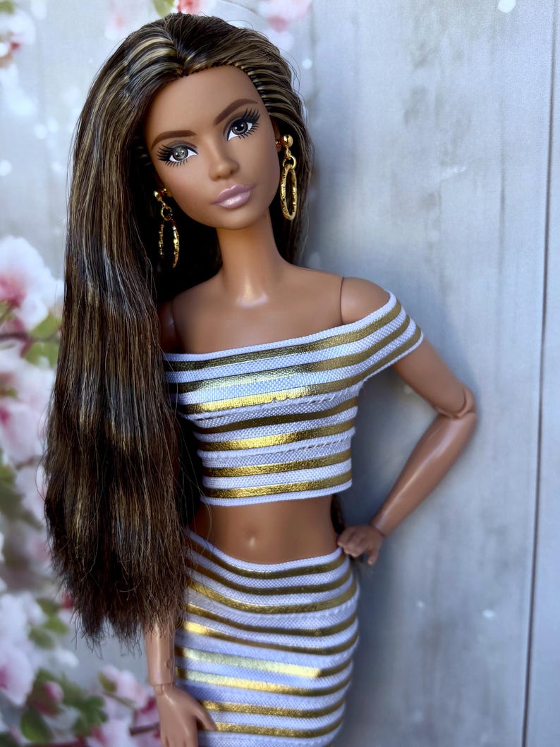 Doll Clothing Set, 1/6 Scale Stretch Outfit, Doll Fashion Clothing ...