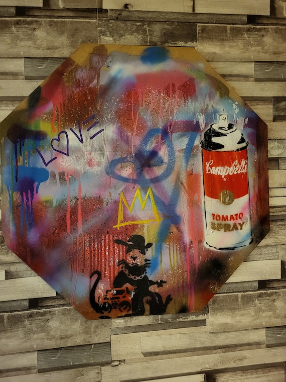 Mr Brainwash Stencil