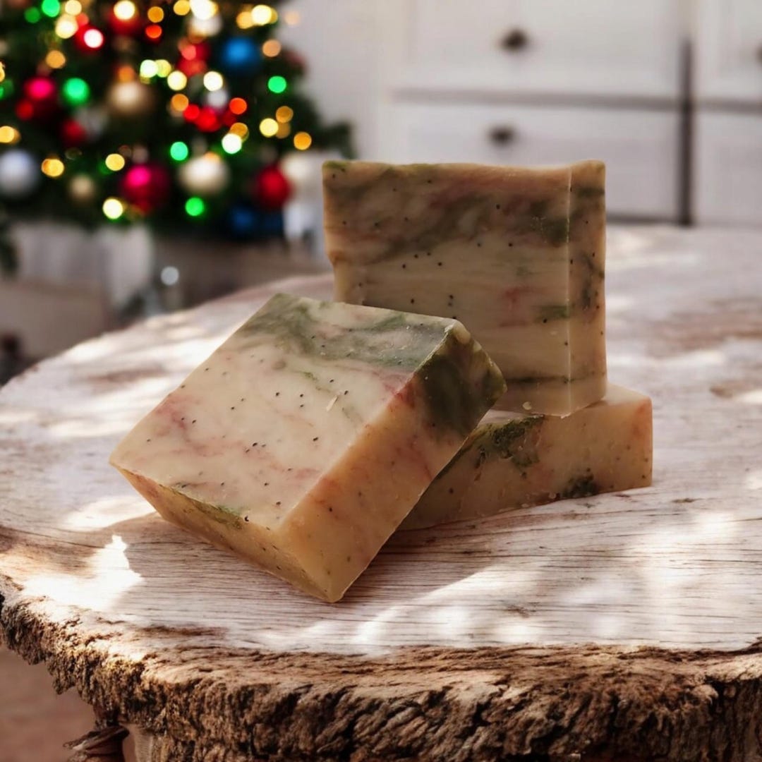 Holiday Cheer Bar Soap, Aromatic and Moisturizing, Perfect for ...