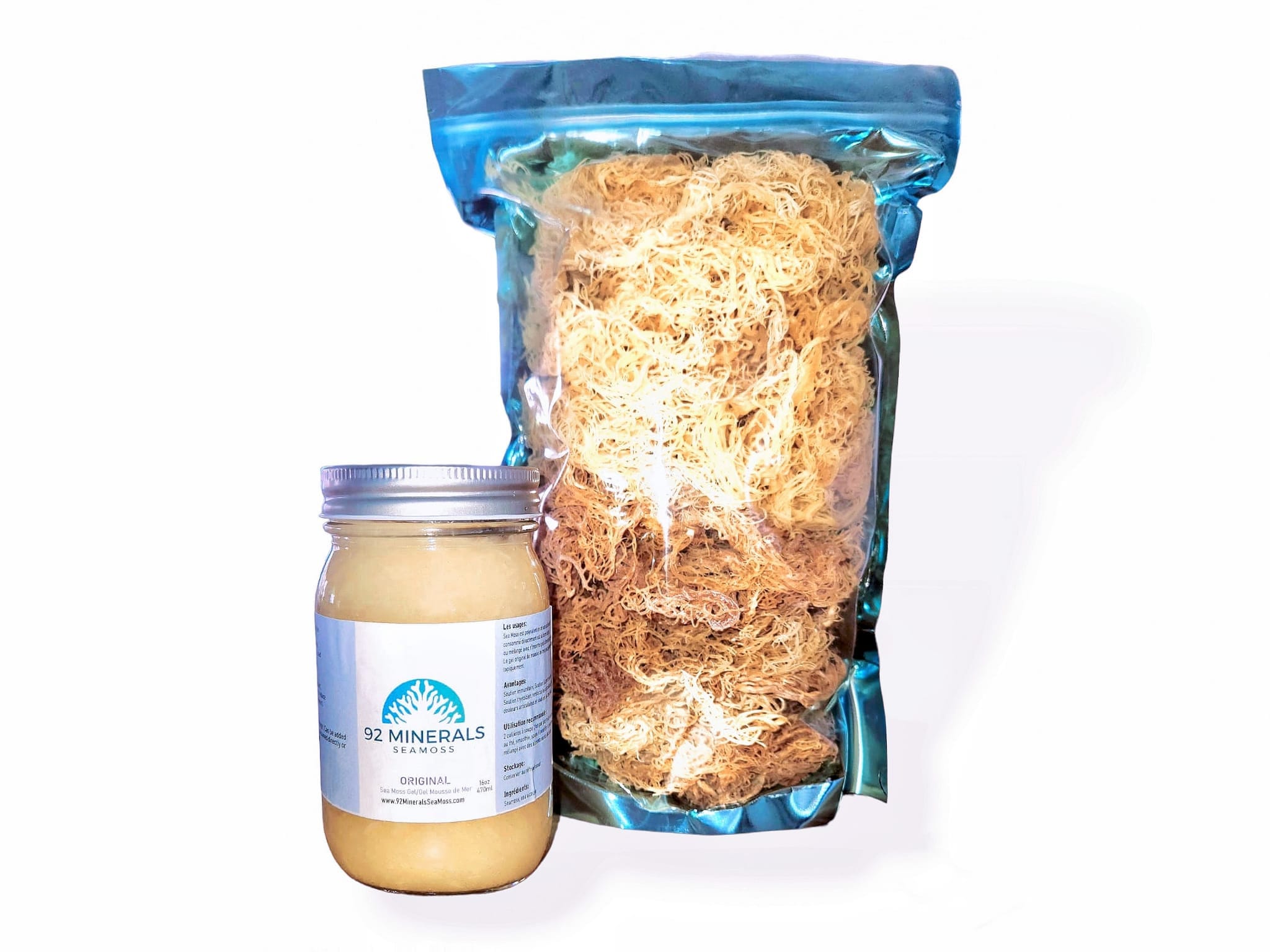 Healthy Natural Pure Sea Moss 92 to 102 Minerals Dr Sebi Superfood ...