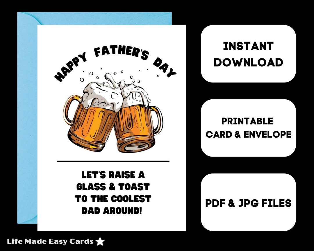 Printable Fathers Day Card Fathers Day Card Fathers Day Card Card