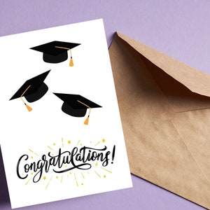 Printable Graduation Card, Congratulations Card, Congrats Grad Card ...