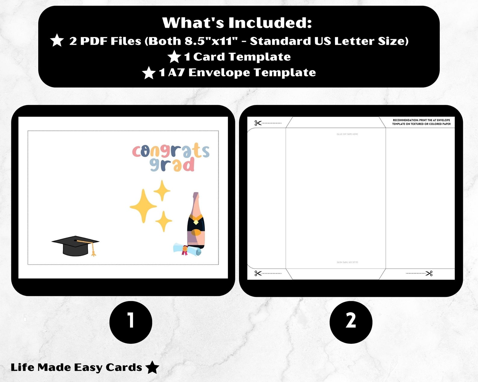 Printable Graduation Card, Congrats Grad, Congratulations Graduate ...