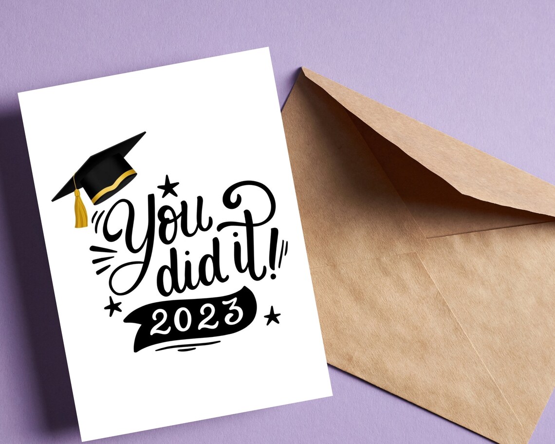 Printable Card, High School Graduation Card, Graduation Gifts ...