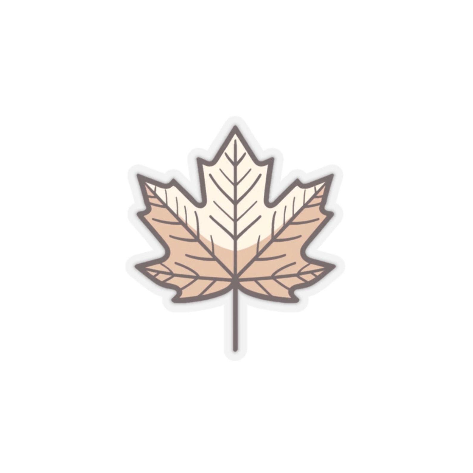 Maple Leaf Sticker, Durable Vinyl Sticker, Cute Sticker, Nature Lover ...