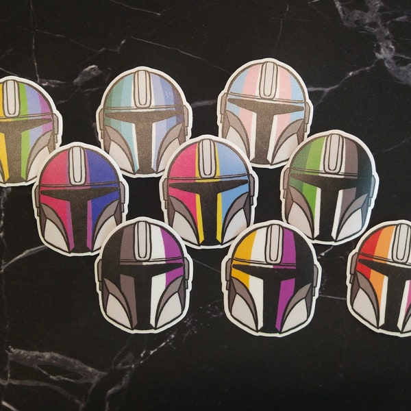 Starwars Helmet Stickers - Etsy