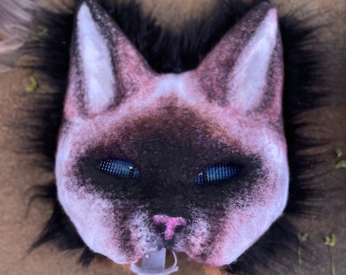 Birman Cat Mask Therian Quadrobics Mask Etsy