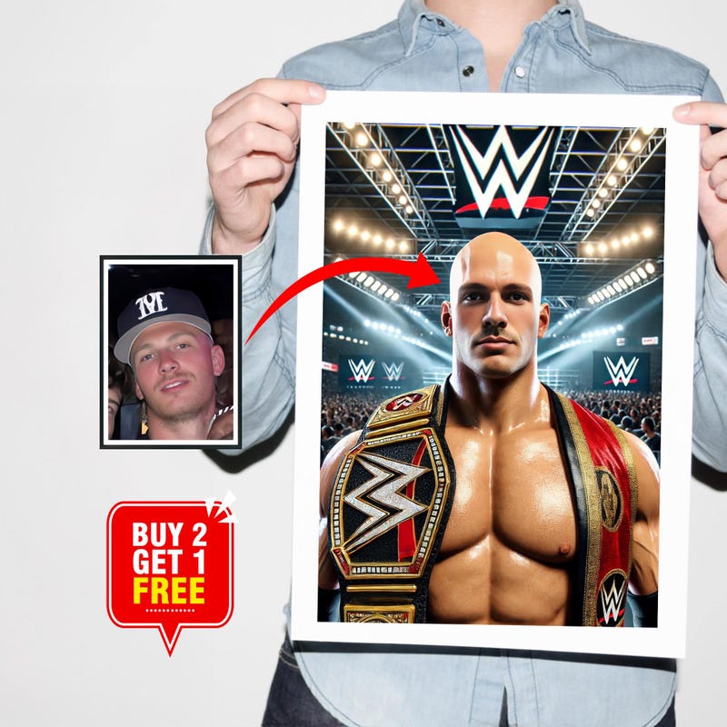 Wwe Wall Decor - Etsy