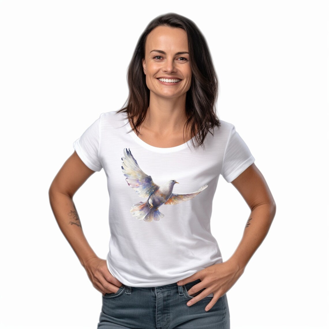 300 DPI, Ethereal Dove, 4K Quality, Clipart, Transparent, Holy Spirit ...