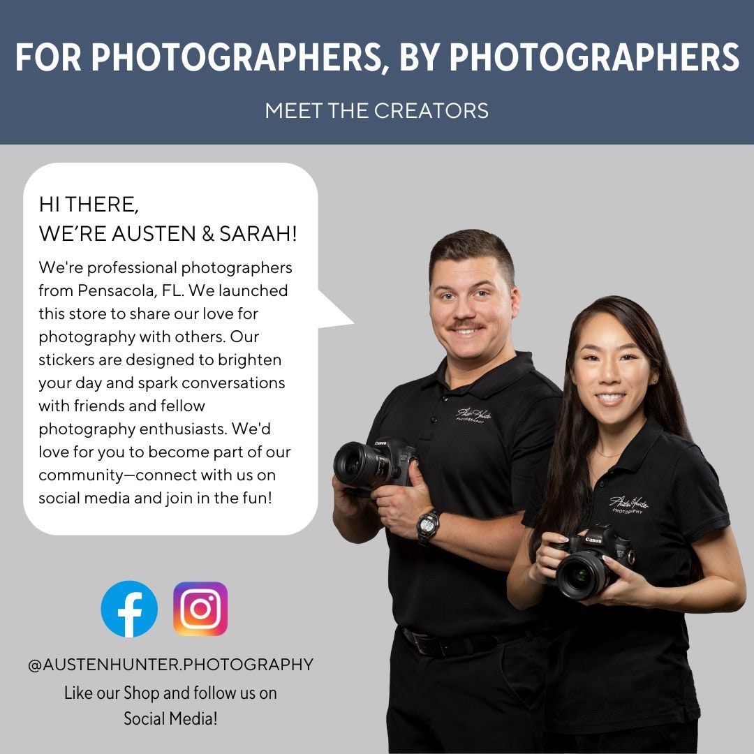 Just Shoot It Photography Sticker: Waterproof Vinyl Decal - Etsy