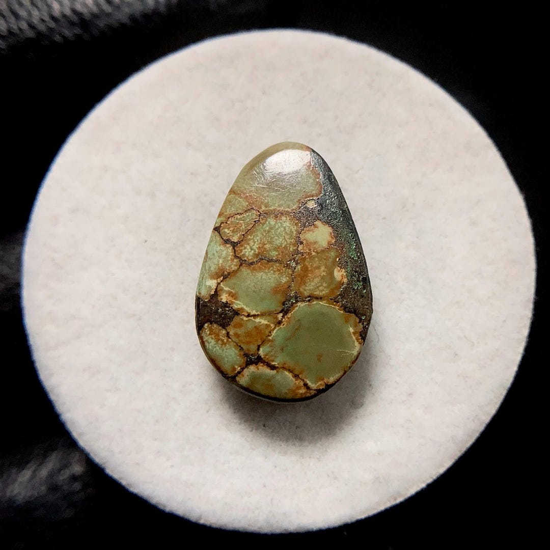 Earth Brown Qingu Turquoise, Freeform Cabochon, 17x12x5 MM, 7 CTS ...