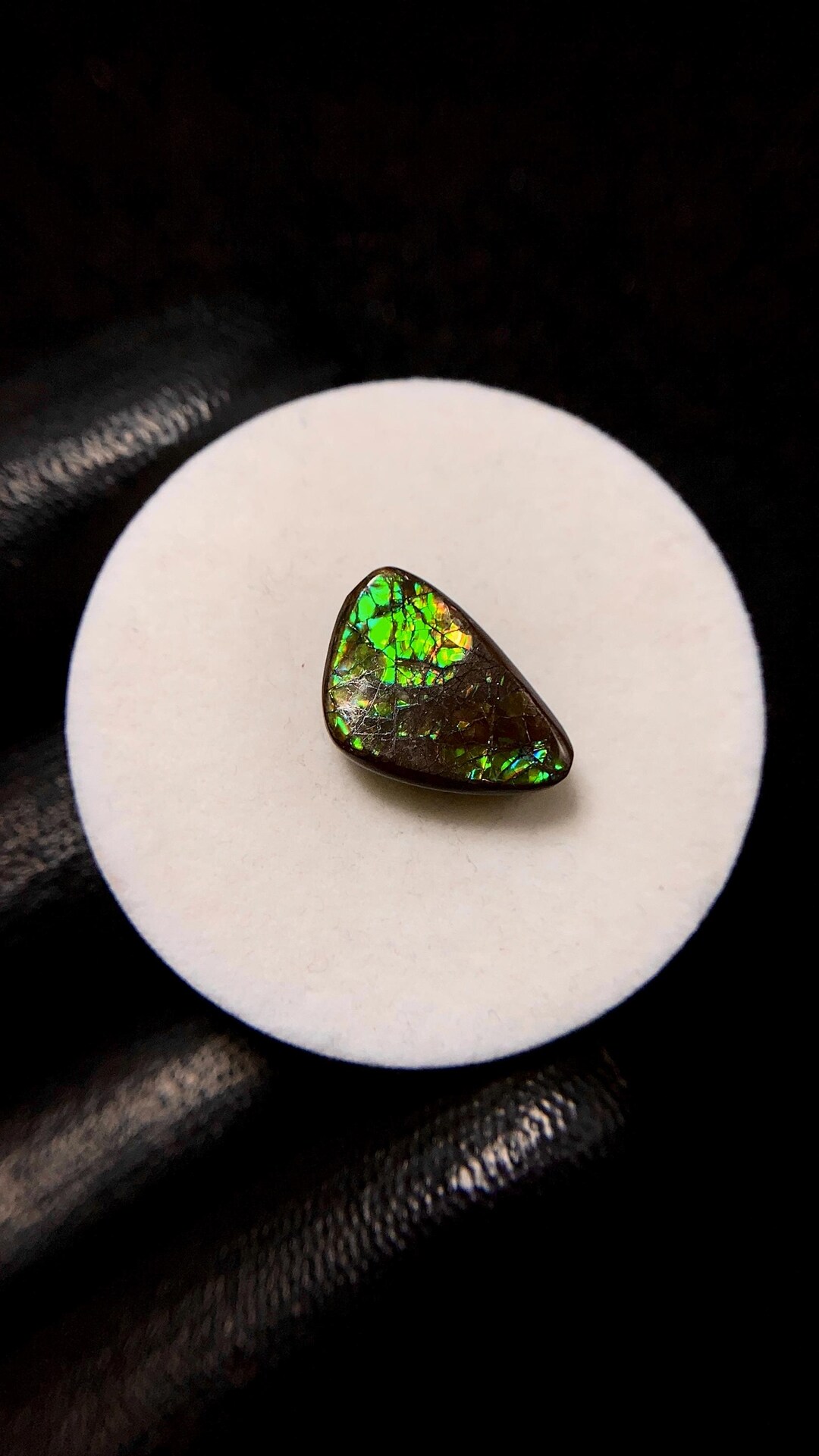 Mix Green Fiery Ammolite, Mini Ammolite Cab , Freeform Cabochon ...
