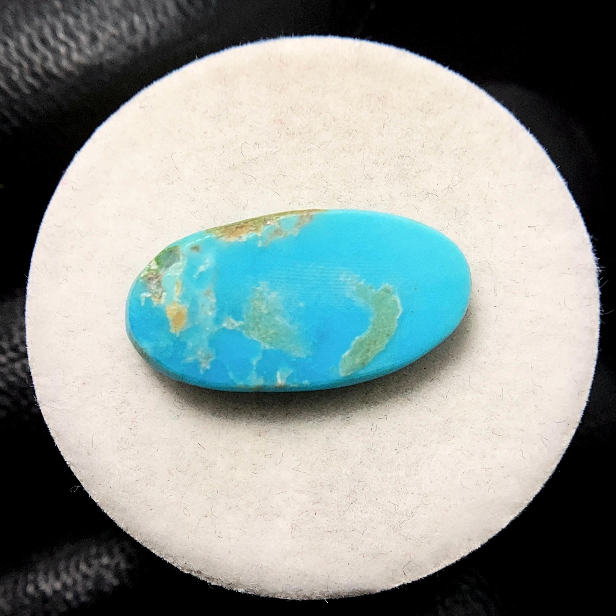 Sleeping Beauty Arizona Turquoise, Oval Cabochon, 21x11x3 MM, 6 Cts ...