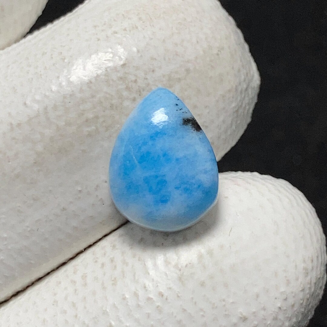 Blue Hackmanite, Color Changing Stone , Pear Cabochon, 11x9x5 MM, 3 CTS ...