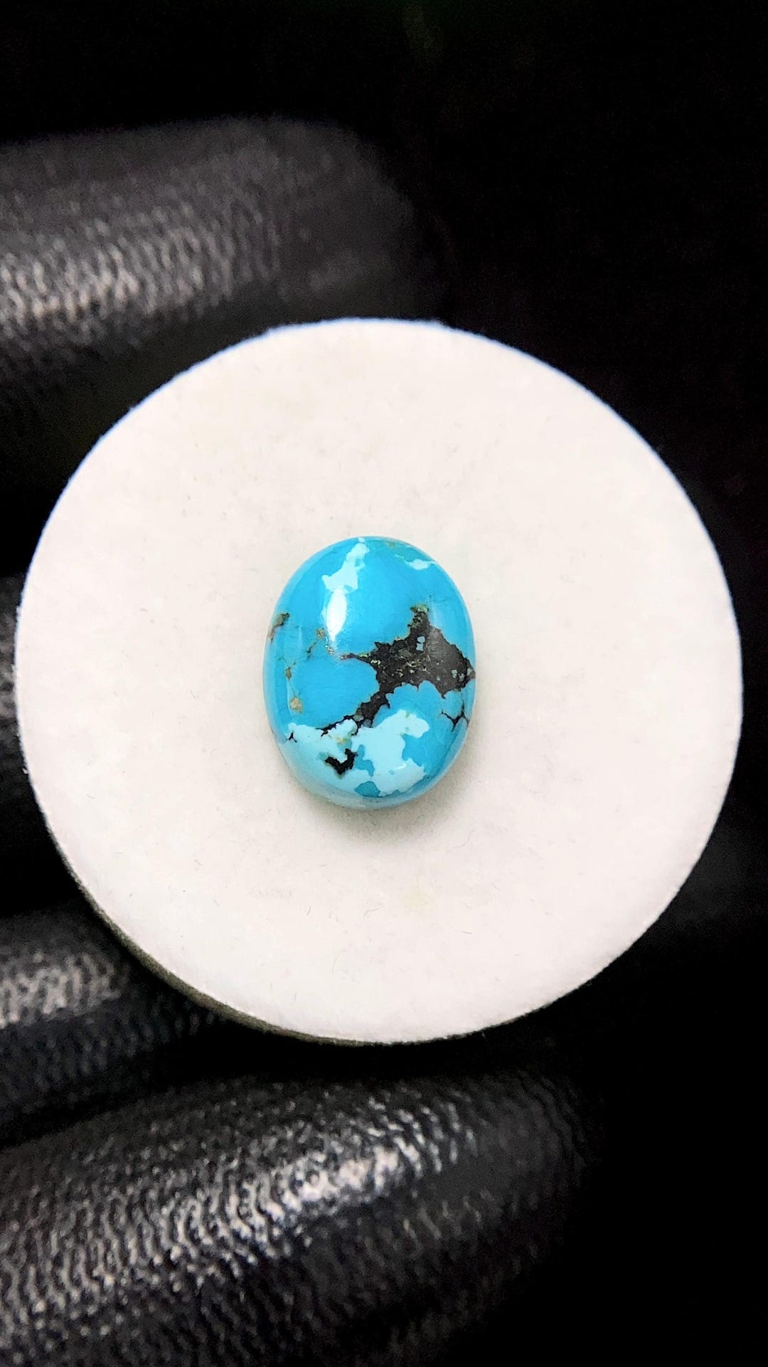 Blue Cloud Mountain Turquoise, Oval Cabochon, 13x10x4 MM, 4 CTS ...