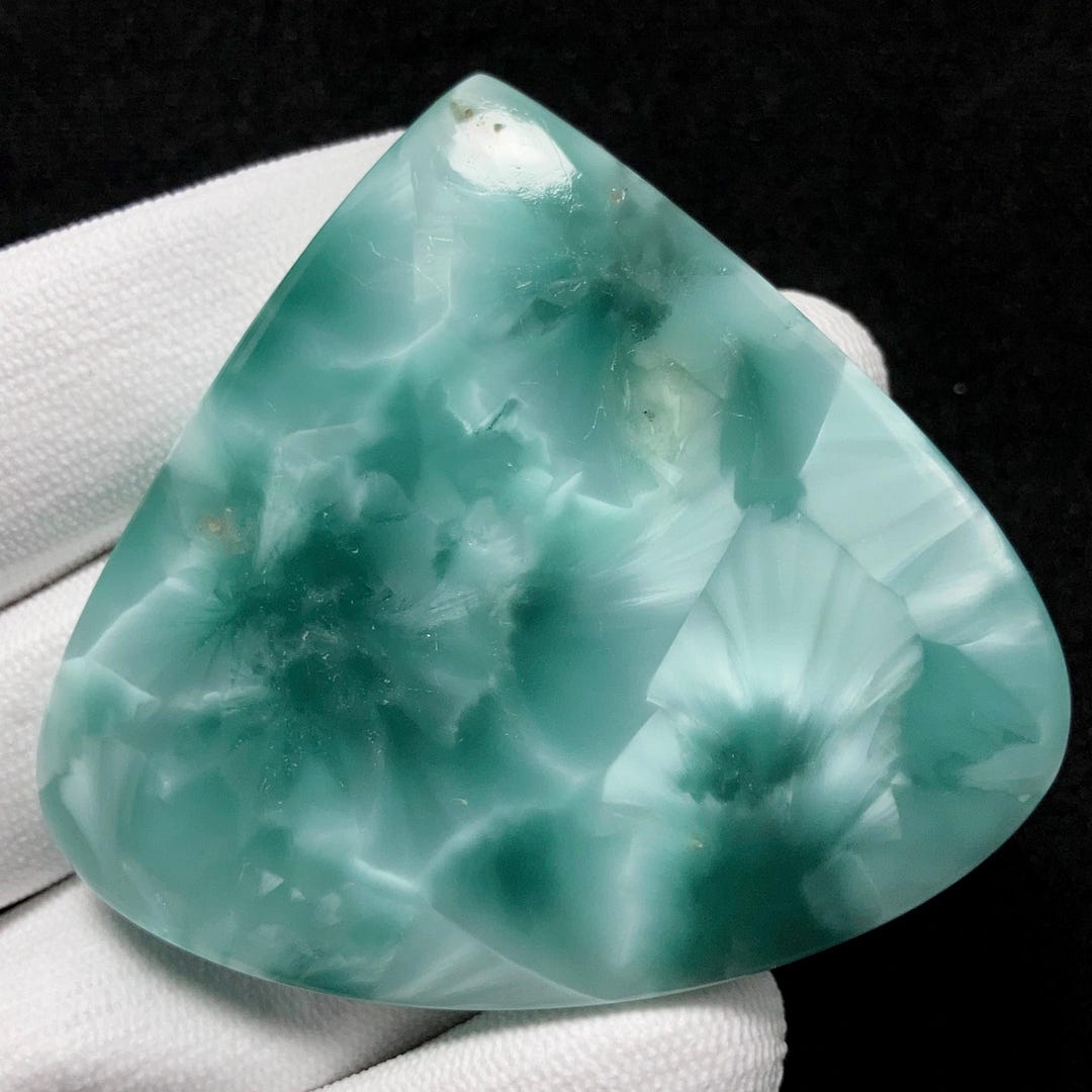 Imori Stone AKA Chatoyant Victoria Stone, Pear Cabochon, 59x66x8 MM ...