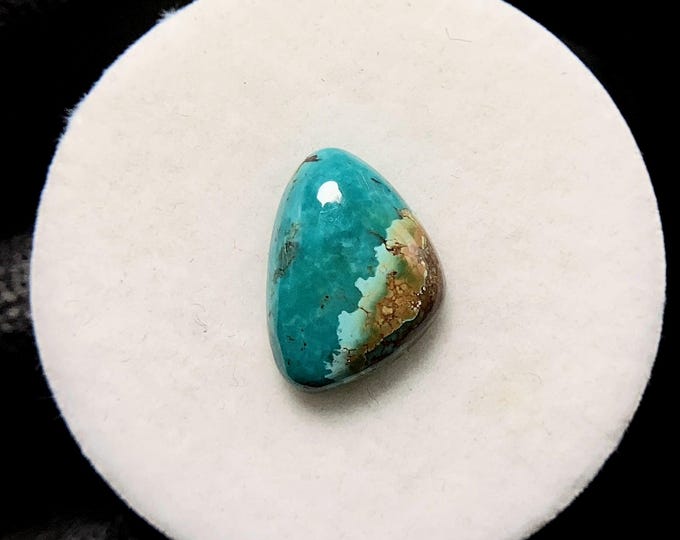 Bamboo Mountain Turquoise, Freeform Cabochon, 13x10x3 MM, 3 CTS ...