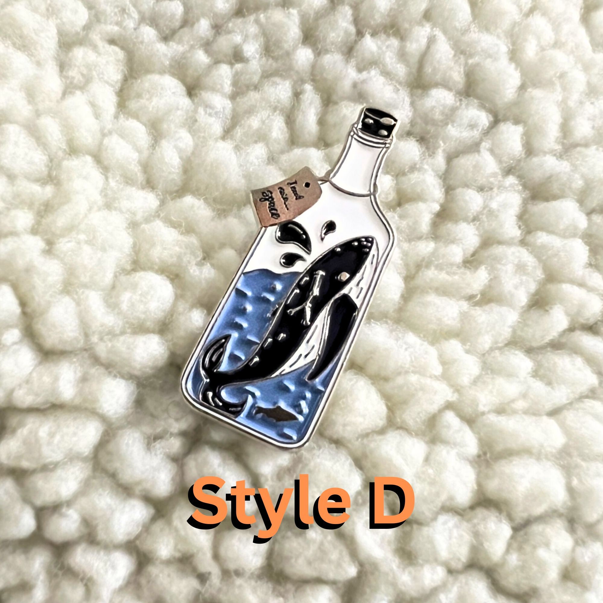 Whales Enamel Pin, Save Whale Badge, Ocean Whale Enamel Pin, Save the ...