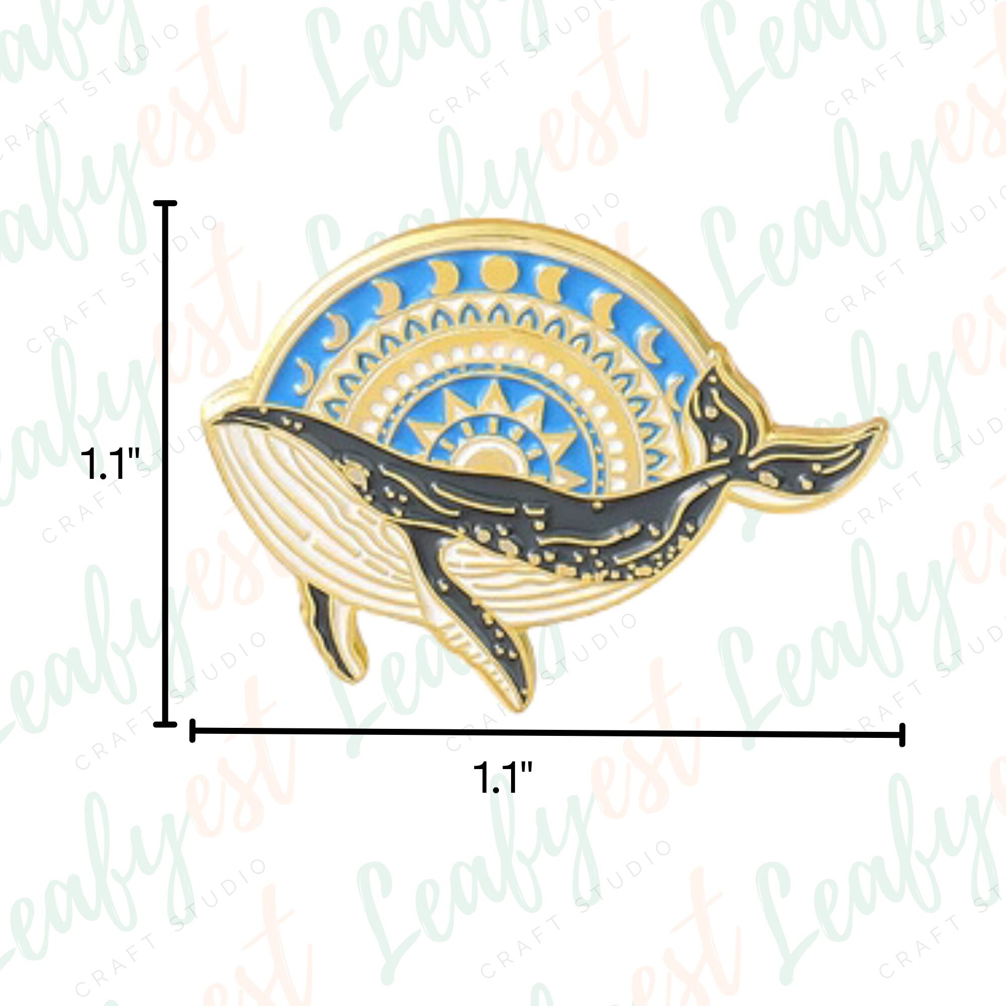 Whales Enamel Pin, Save Whale Badge, Ocean Whale Enamel Pin, Save the ...