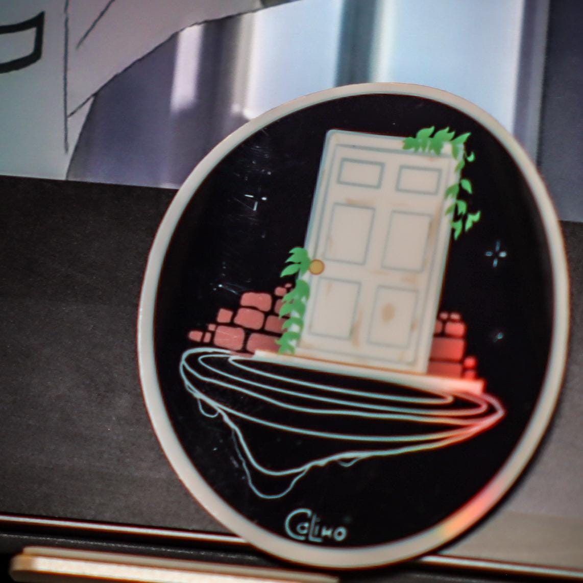 Suzume Inspired Door Sticker - Etsy