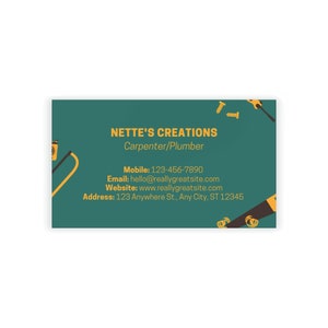 Custom Business Cards, Choose Your Design - Etsy