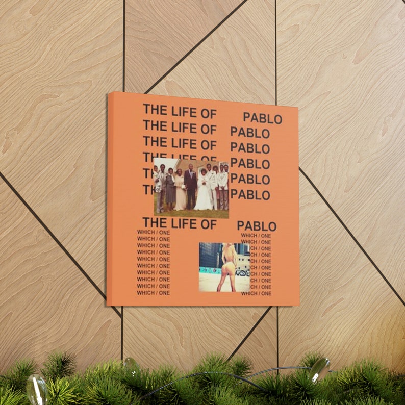 The Life of Pablo Kanye Album Cover Canvas - Etsy