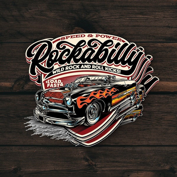 Rockabilly Stickers - Etsy