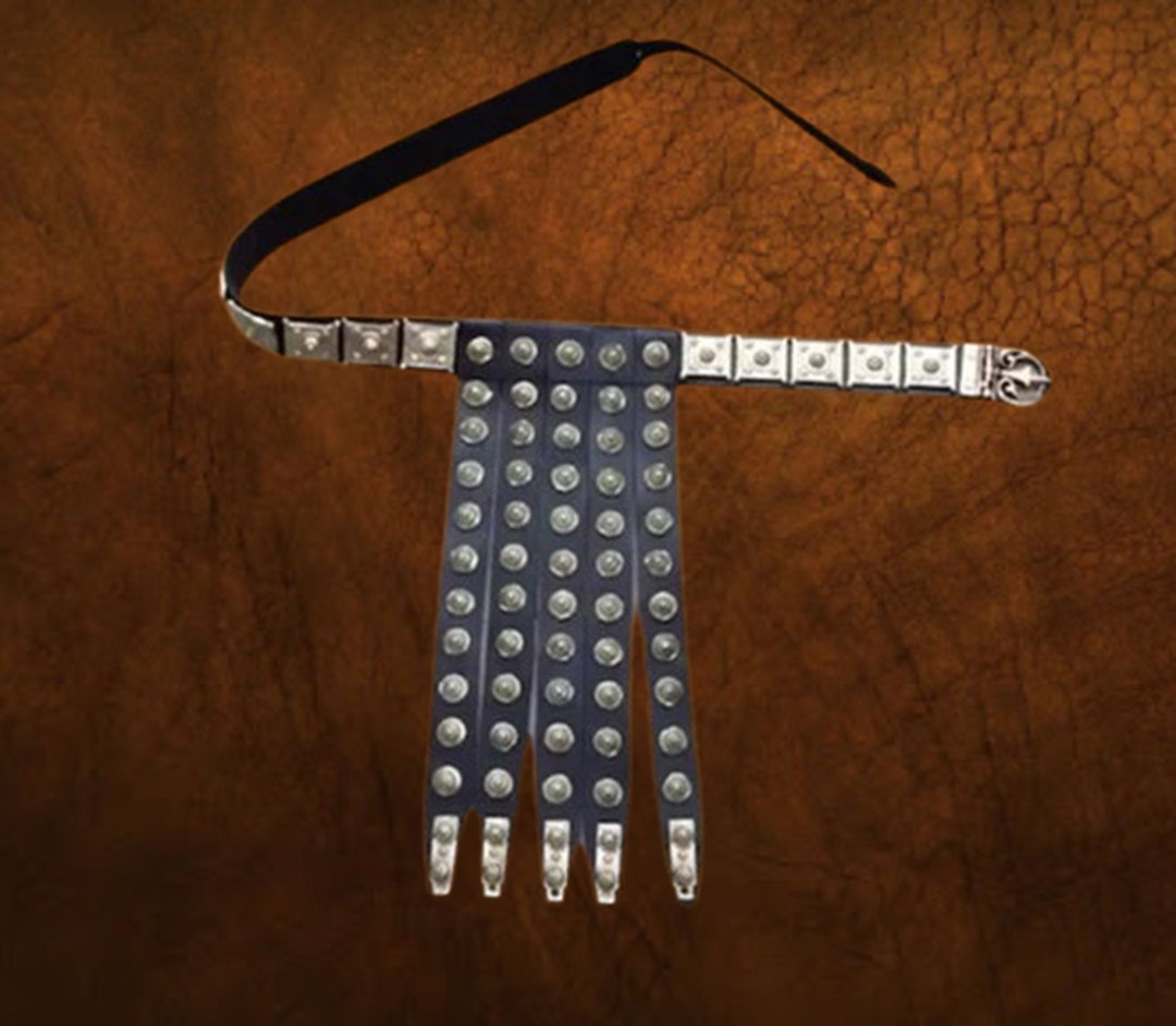 Roman Leather Apron Belt Heavy Brass Fittings Cingulum Wearable Costume ...