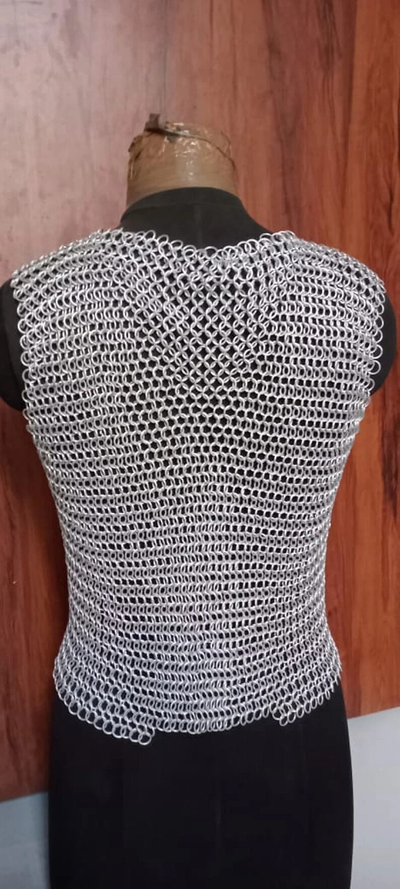 Custom Chainmail Armor Bra Handmade Women's Top , Chainmaille Fantasy ...