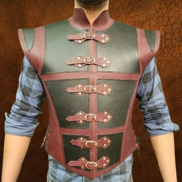 Leather Jerkin - Etsy