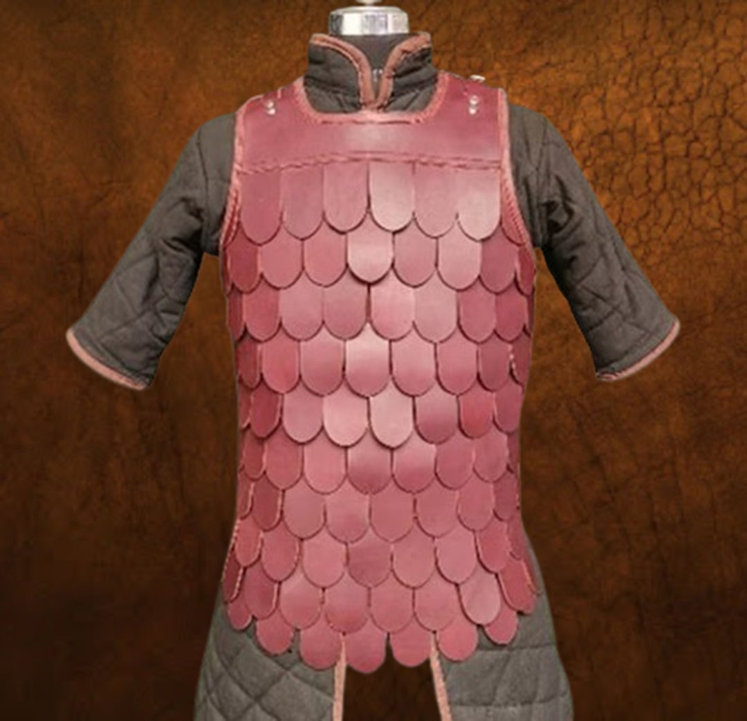 Scale Armor With Leather Medieval Leather Armor Leather Scale Armor Set ...