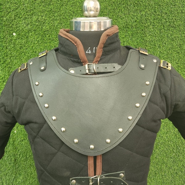 Leather Gorget - Etsy