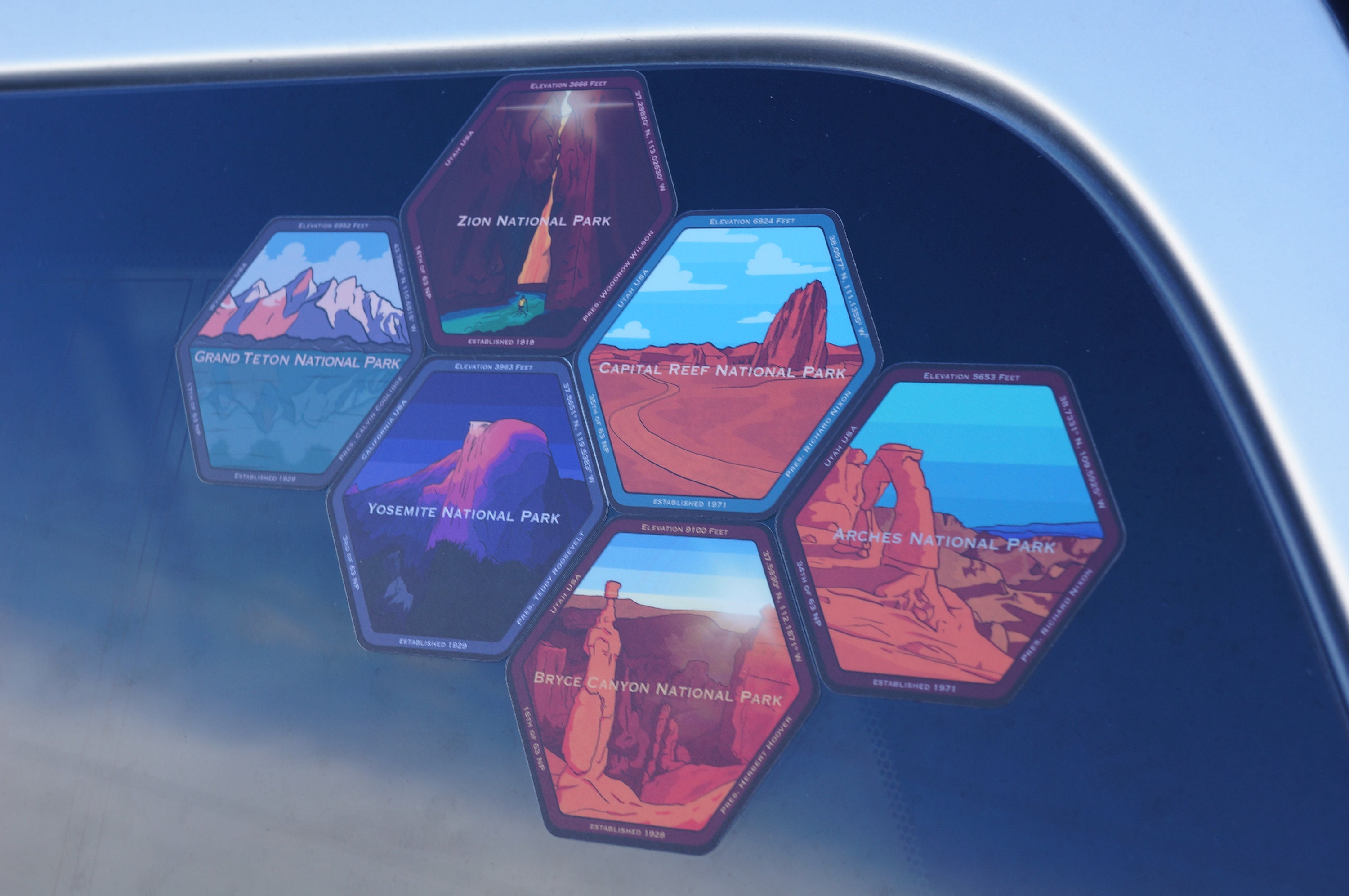 Grand Tetons National Park Sticker - Etsy