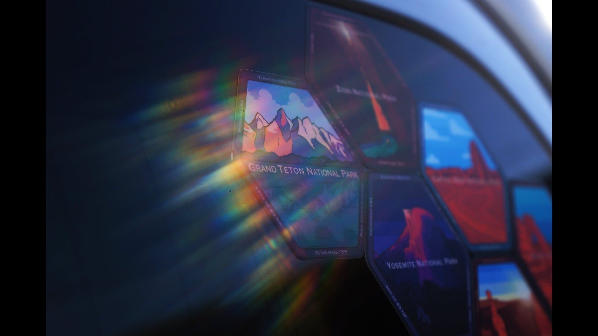 Grand Tetons National Park Sticker - Etsy